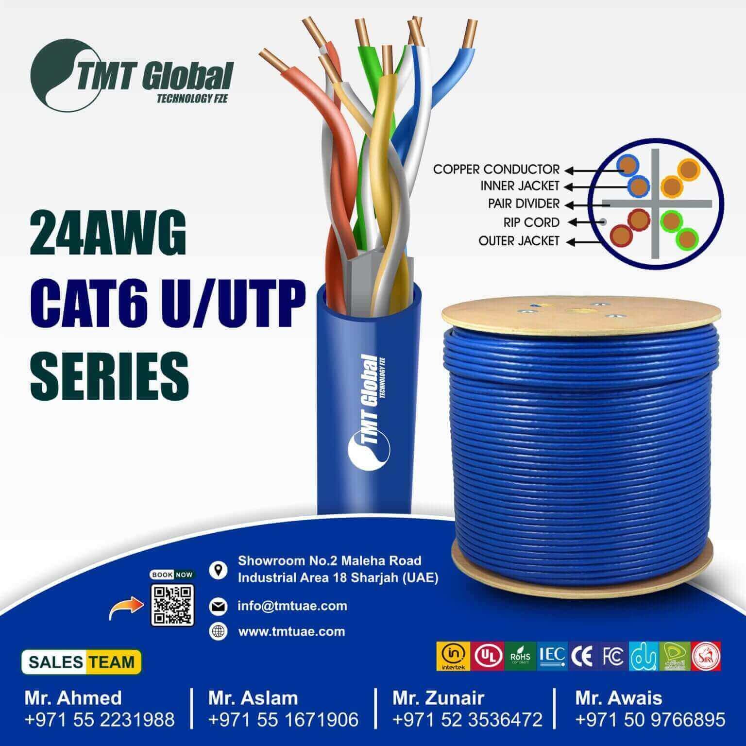 Discover the Benefits of 23AWG Cat6 U/UTP Network Cables